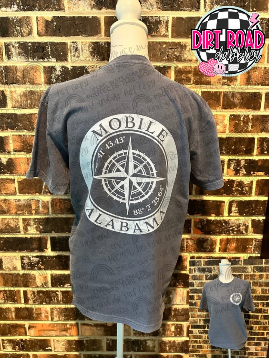 Mobile, AL Graphic Tee | Dirt Road Dabbler LLC